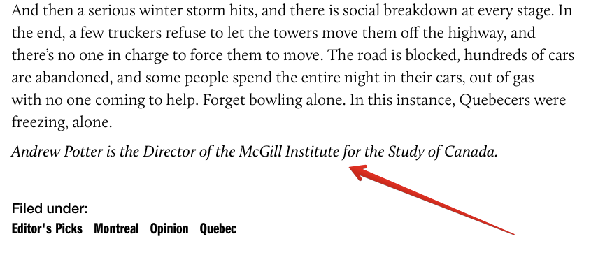 Fortier's Attack on Academic Freedom | James Colliander